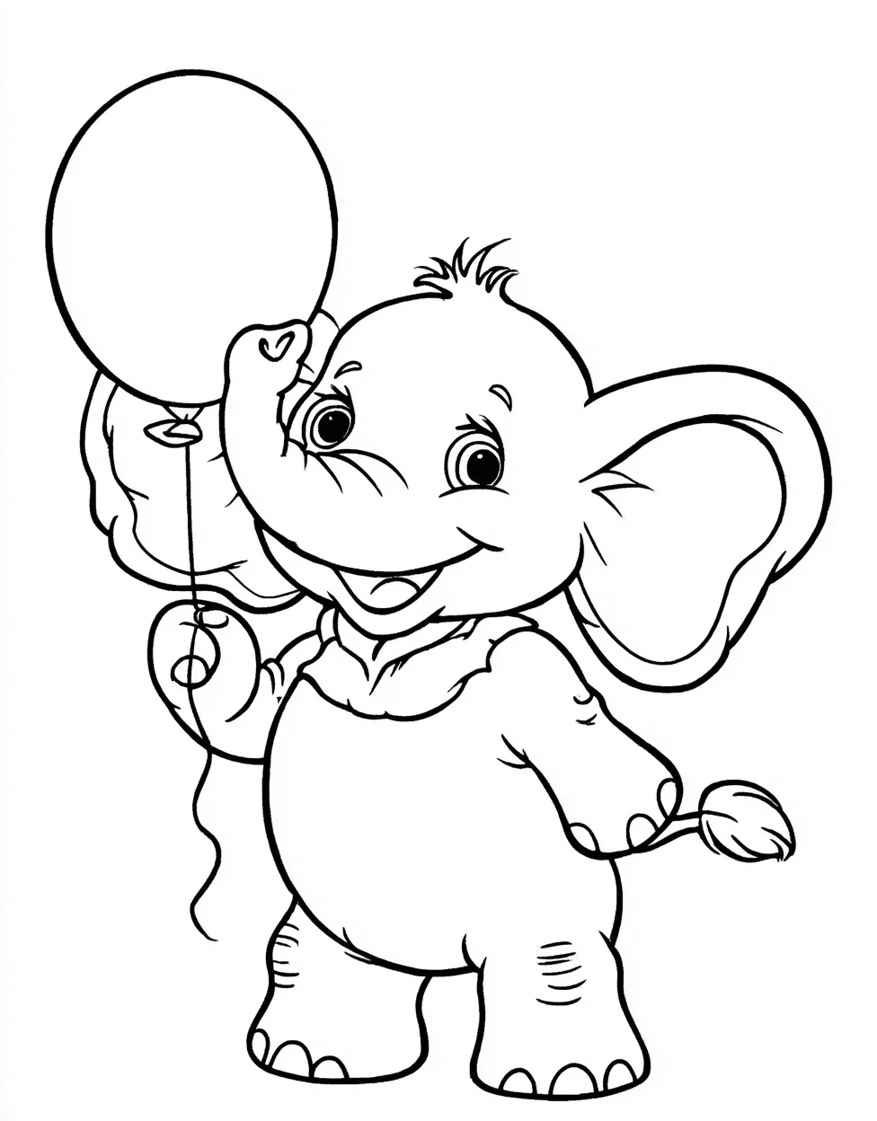Fun Babar the Elephant Coloring Page for Toddlers - Free Coloring Page ...