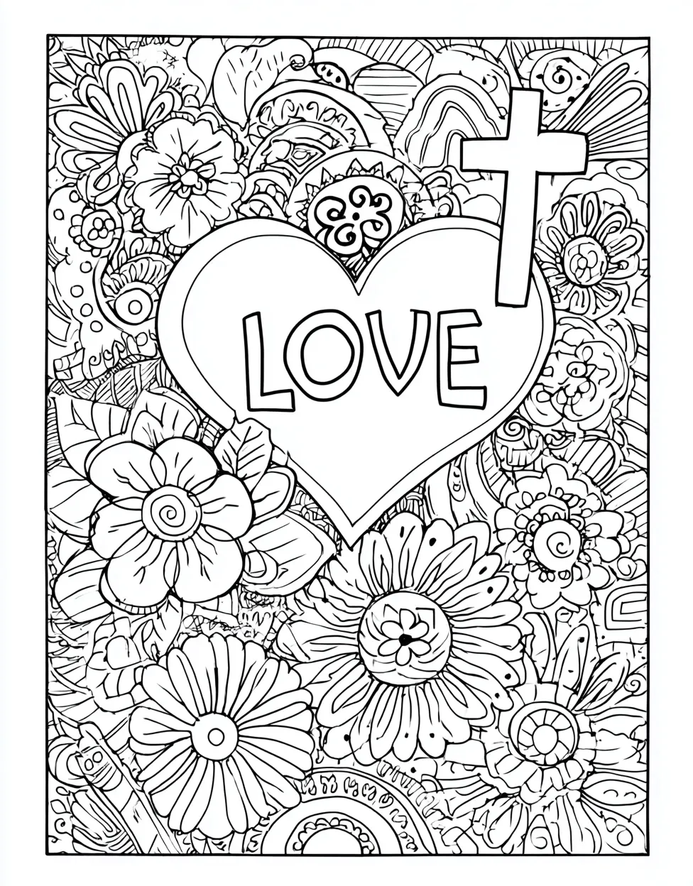 Inspiring Fruit of the Spirit Coloring Sheet for Adults - Free Coloring ...