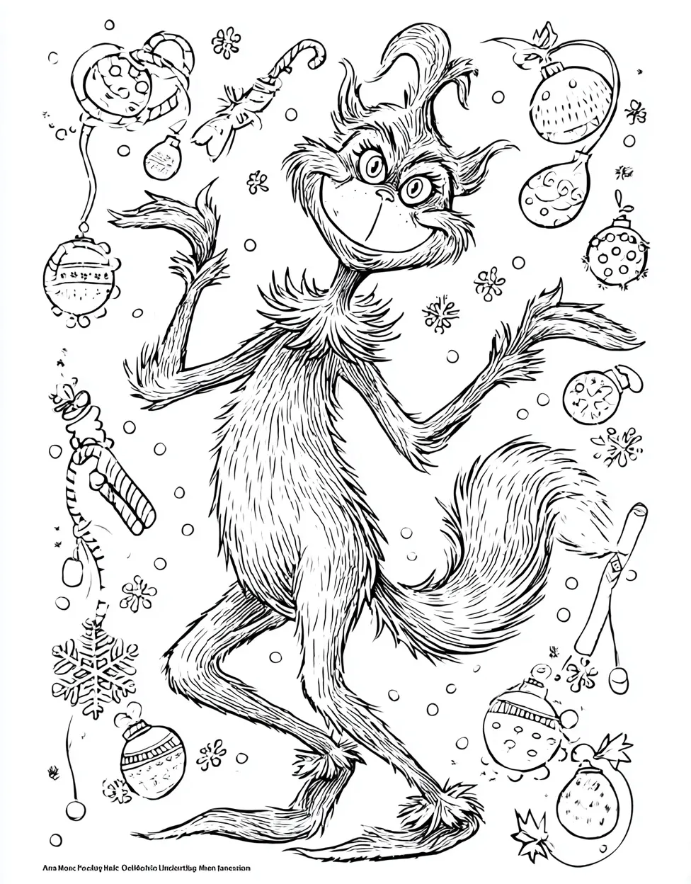Max from How the Grinch Stole Christmas Coloring Page 2 - Free Coloring ...
