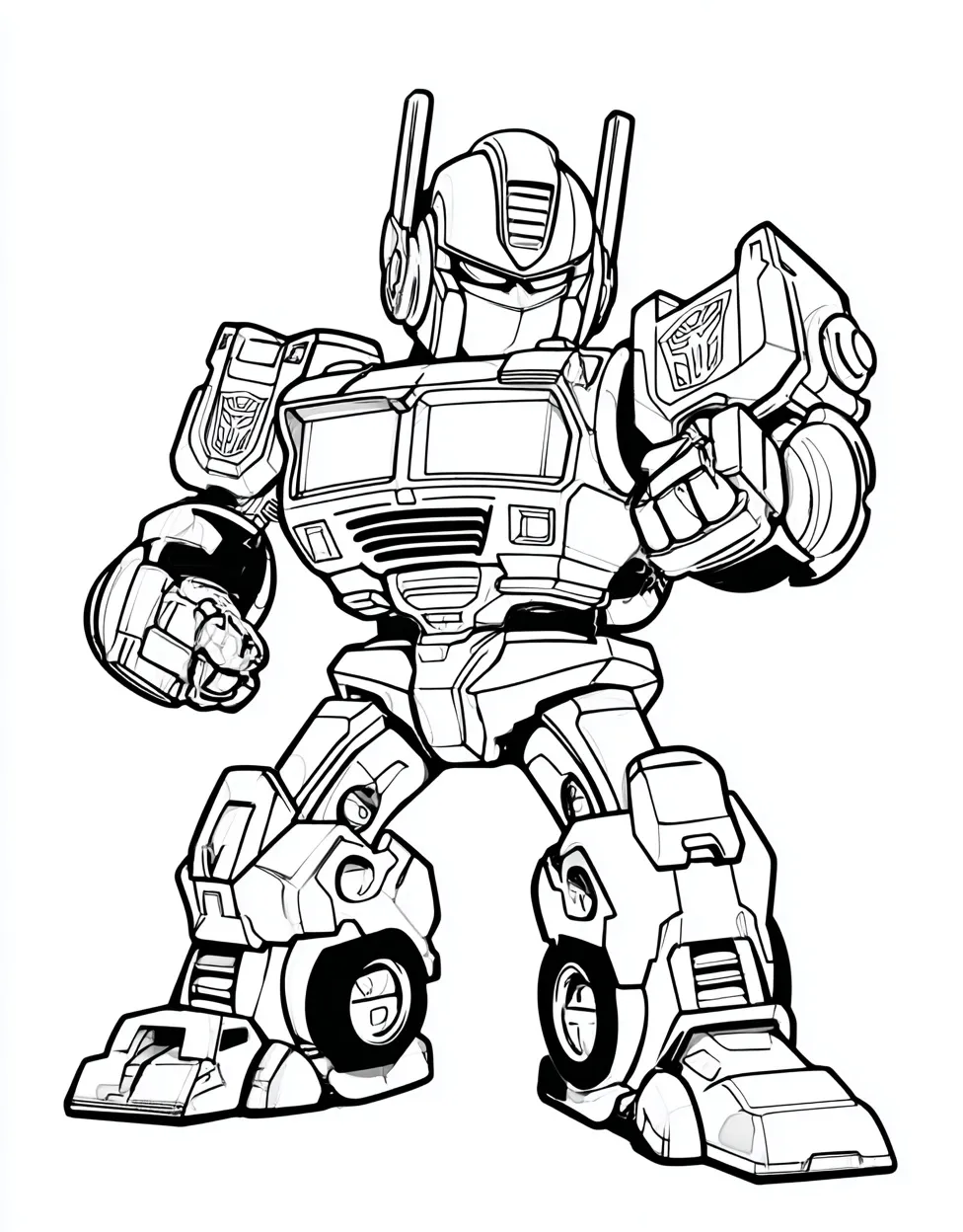 Fun Ironhide Movie Coloring Page for Kids - Free Coloring Page Download ...
