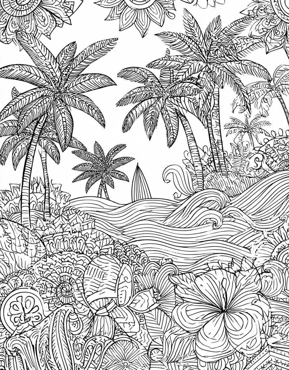 Engaging Happy Summer Holidays Coloring Pages for Relaxation - Free ...
