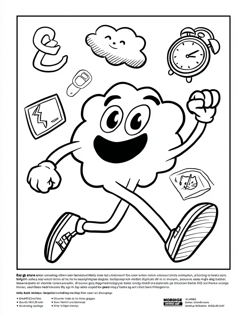 Boredom Personified: Inside Out 2 Easy Coloring Page - Free Coloring ...