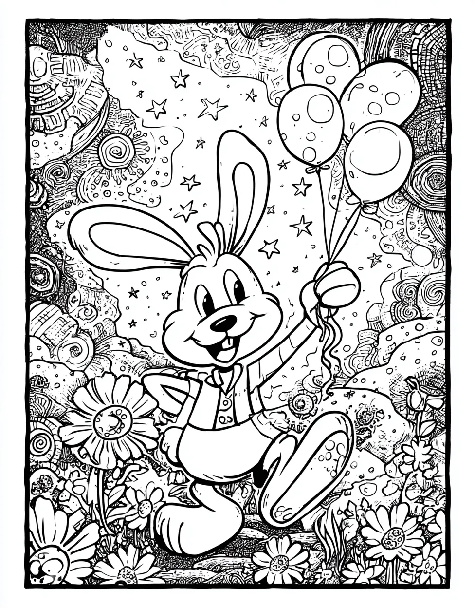 Oswald the Lucky Rabbit: Joyful Coloring Experience - Free Coloring ...