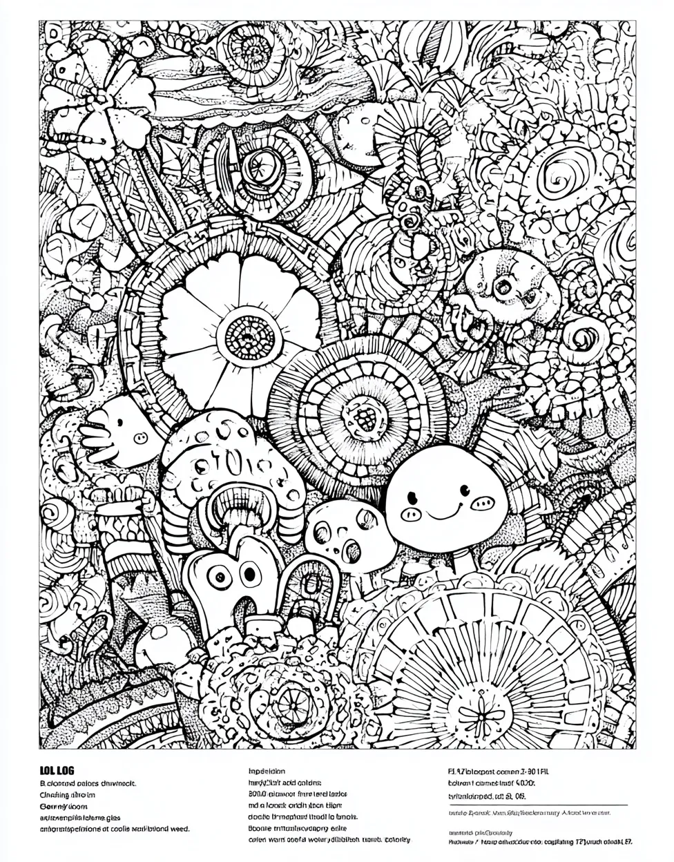 Intricate Big LOL Coloring Pages for Adults - Free Coloring Page ...