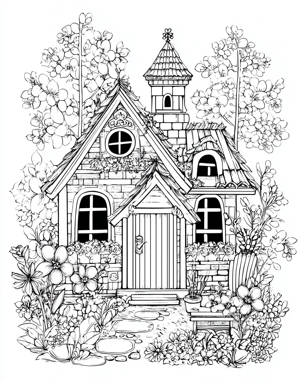 Playful LOL House Coloring Pages for Creative Adults - Free Coloring ...