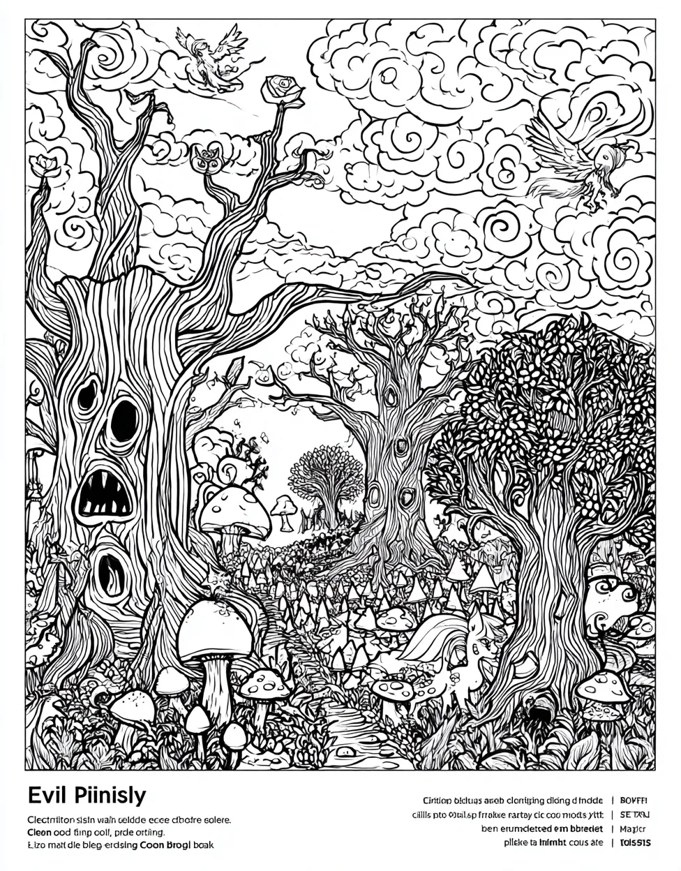 Medium Difficulty Evil MLP Coloring Pages - Free Coloring Page Download ...