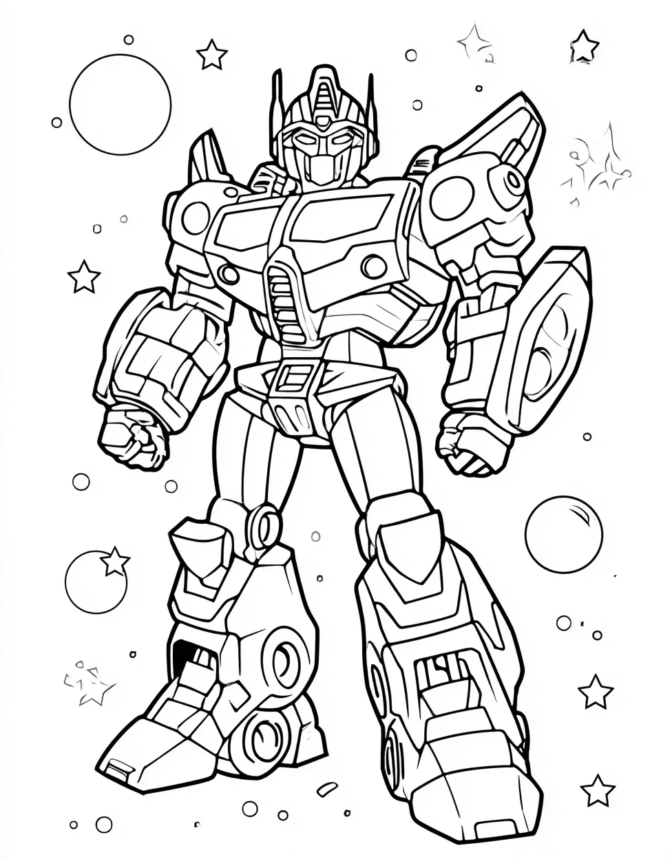 Transformers Prime Coloring Pages for Easy Coloring Fun - Free Coloring ...