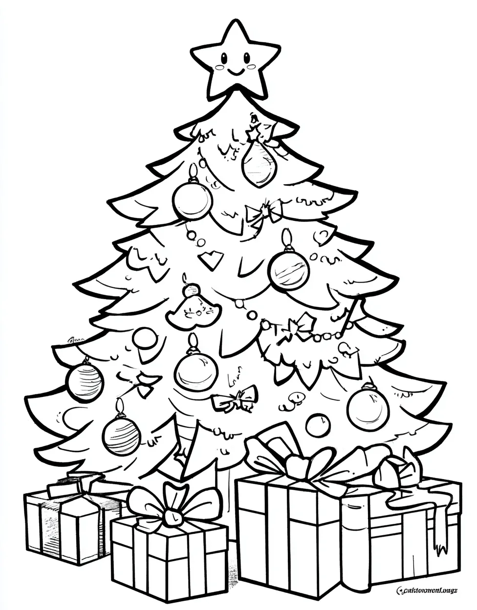 Fun Merry Christmas Coloring Pages for Little Ones - Free Coloring Page ...